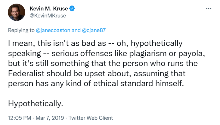 Kevin Kruse's Plagiarism Scandal: Evaluating the Evidence - Phillip W ...